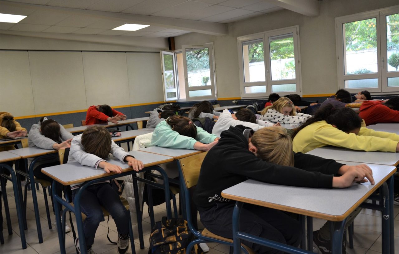 Intervention « relaxation-concentration » | Collège Saint-Hélier de Rennes